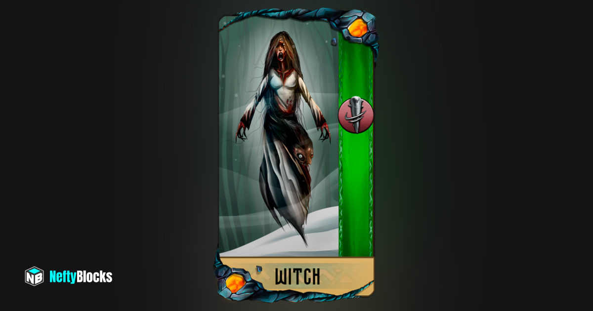 Witch #1084 | NeftyBlocks | The #1 Trade to Earn NFT Marketplace on WAX