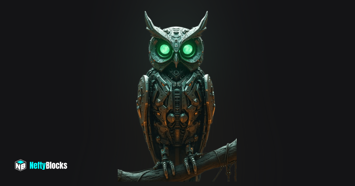 Mech Owl X08 #91 | NeftyBlocks | The #1 Trade to Earn NFT Marketplace ...