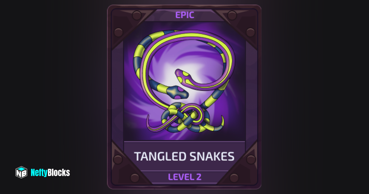 Tangled Snakes – Level 2 | NeftyBlocks | The #1 Trade to Earn NFT ...