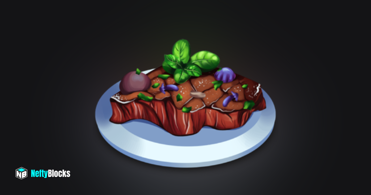 Warding Steak #572 | NeftyBlocks | The #1 Trade to Earn NFT Marketplace ...