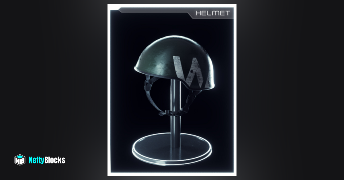 Helmet #922 | NeftyBlocks | The #1 Trade to Earn NFT Marketplace on WAX