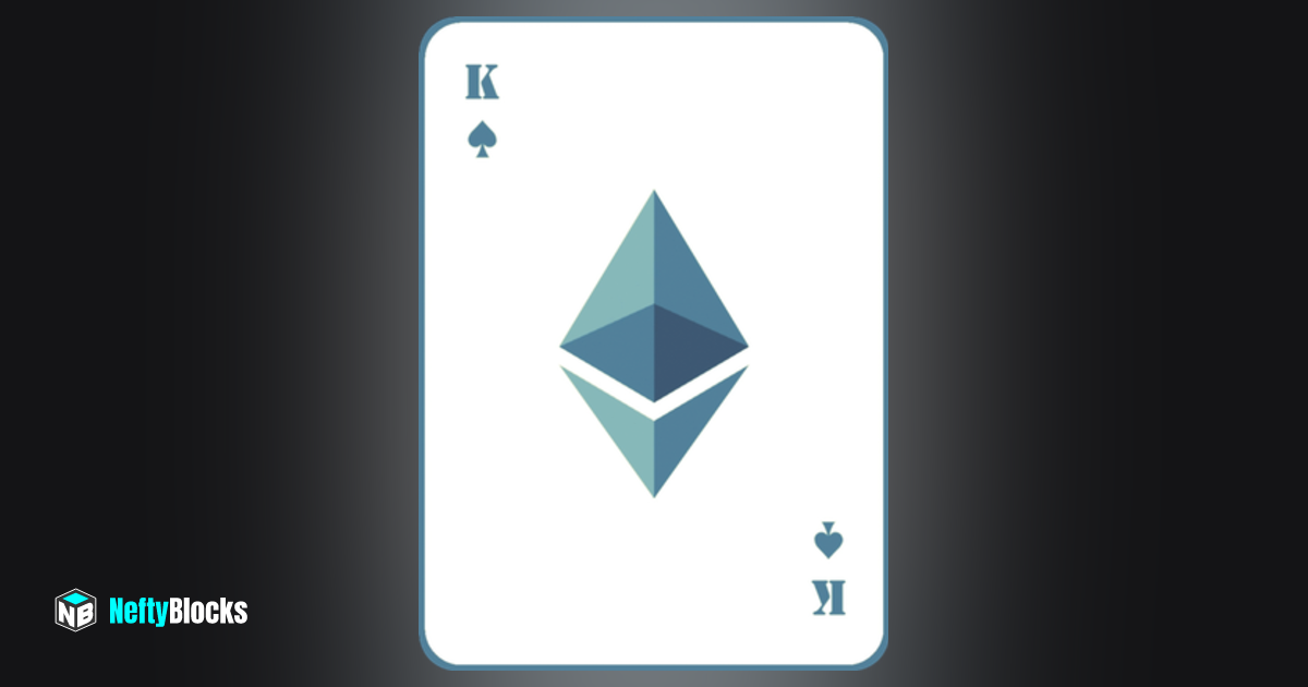 Ethereum King Light Blue | NeftyBlocks | The #1 Trade to Earn NFT ...