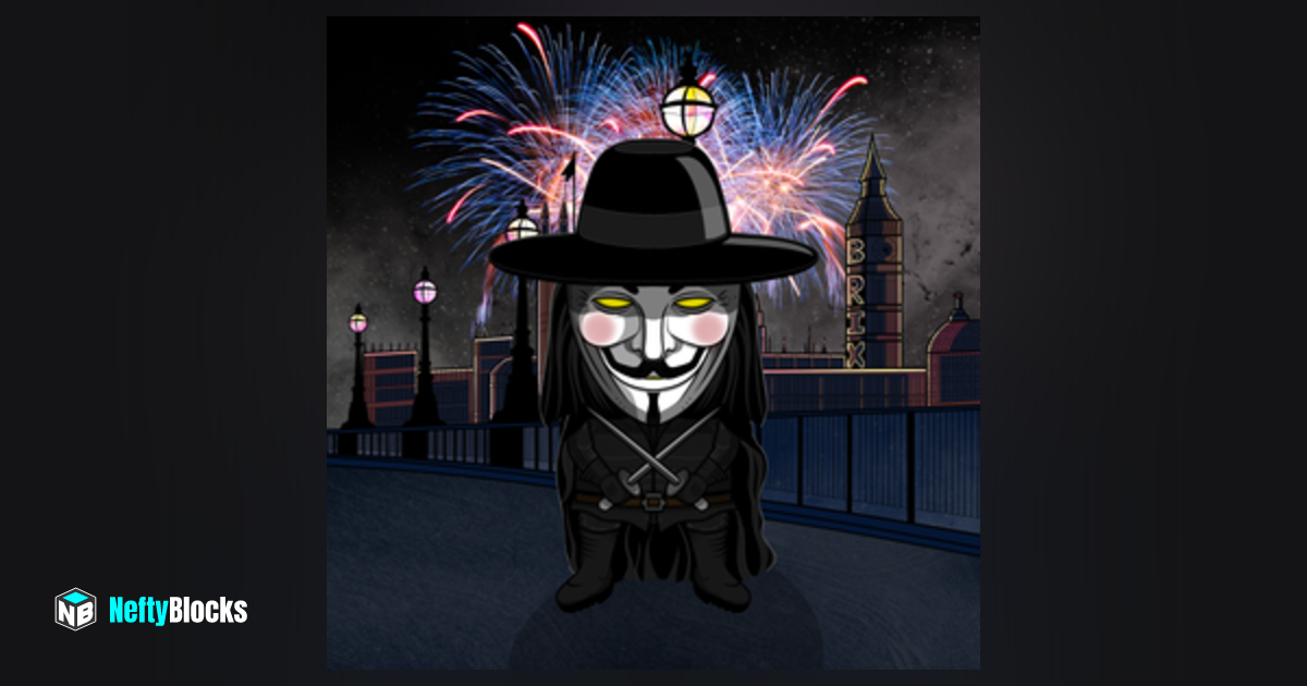 Guy Fawkes - Brix Society Tribute #112 | NeftyBlocks | The #1 Trade to ...