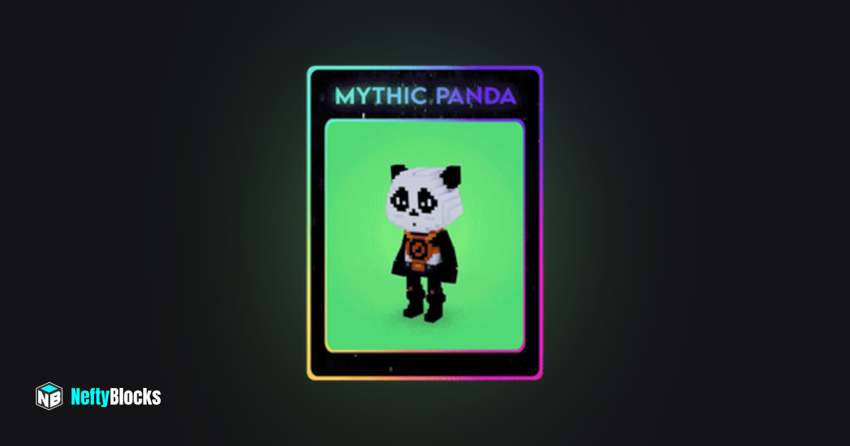 Mythic Panda #162 | NeftyBlocks | The #1 Trade to Earn NFT Marketplace ...