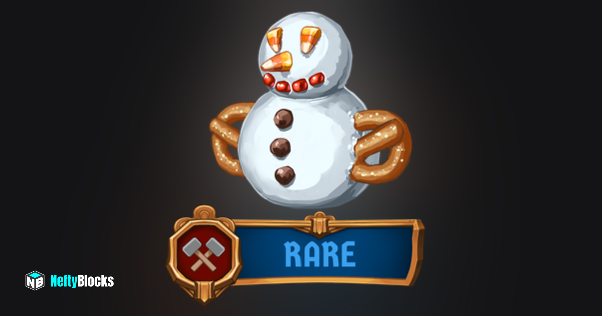 Snowman Treat #150 | NeftyBlocks | The #1 Trade to Earn NFT Marketplace ...