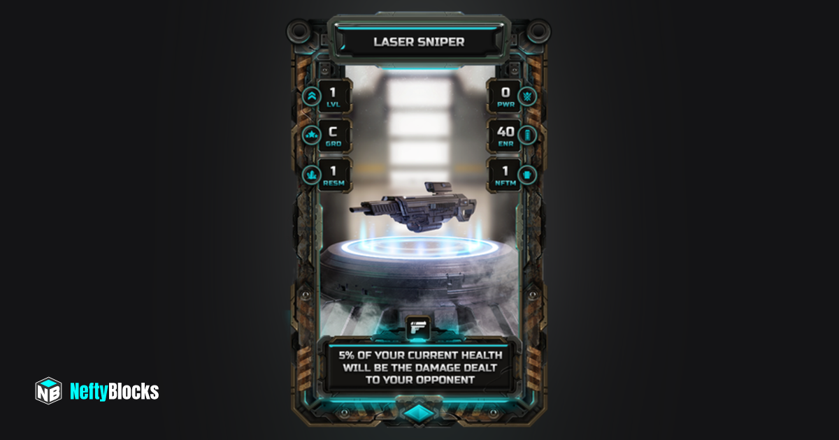 Laser Sniper #5844 | NeftyBlocks | The #1 Trade to Earn NFT Marketplace ...