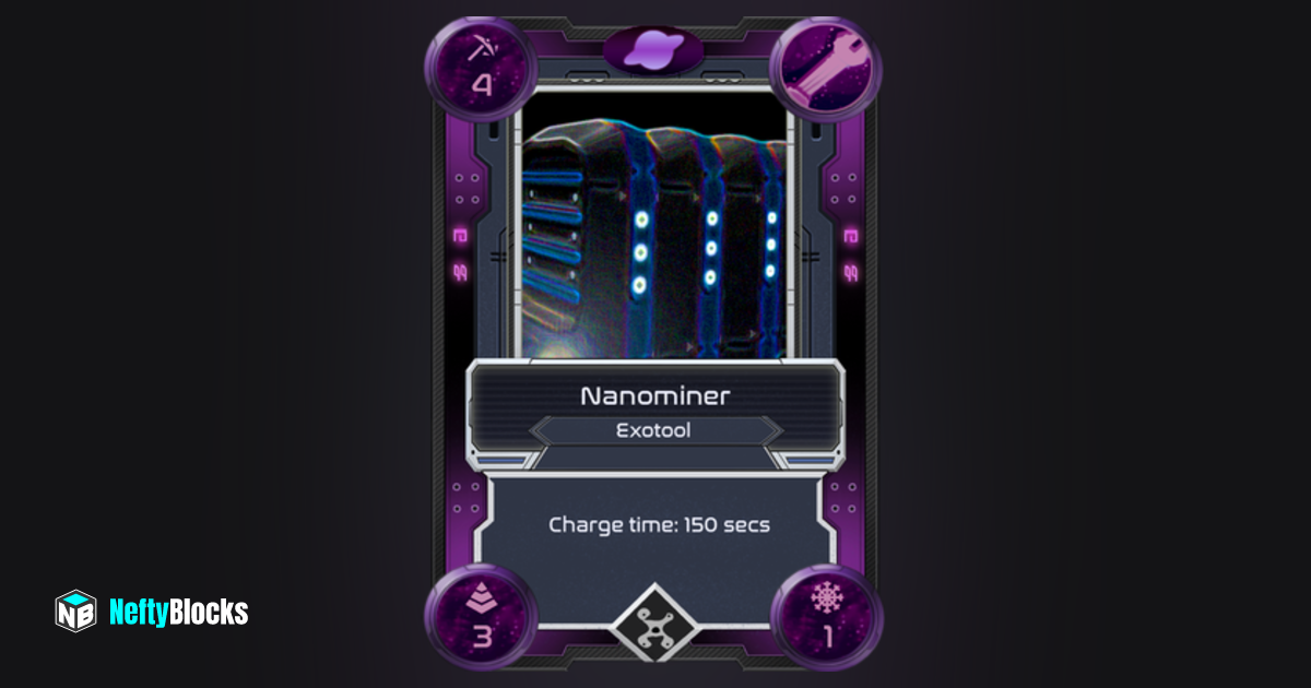 Nanominer #918 | NeftyBlocks | The #1 Trade to Earn NFT Marketplace on WAX