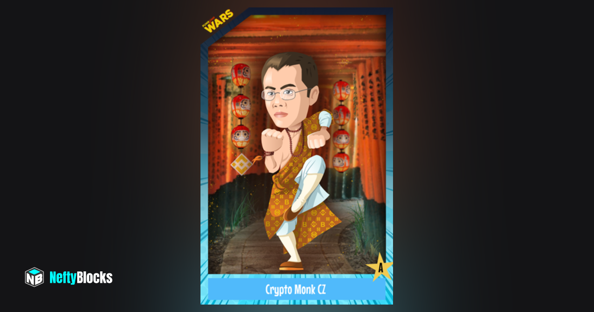 Crypto Monk CZ | NeftyBlocks | The #1 Trade to Earn NFT Marketplace on WAX
