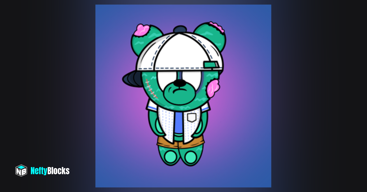 Chewing Gum Kuma #20 | NeftyBlocks | The #1 Trade to Earn NFT Marketplace on WAX