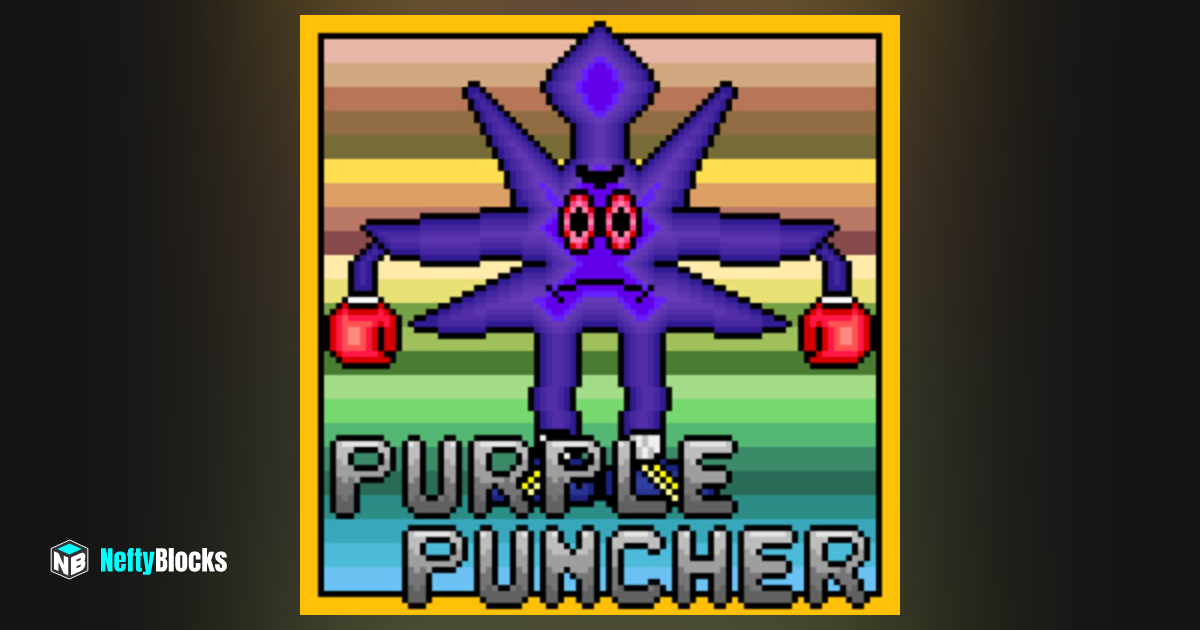 Purple Puncher #33 | NeftyBlocks | The #1 Trade to Earn NFT Marketplace ...