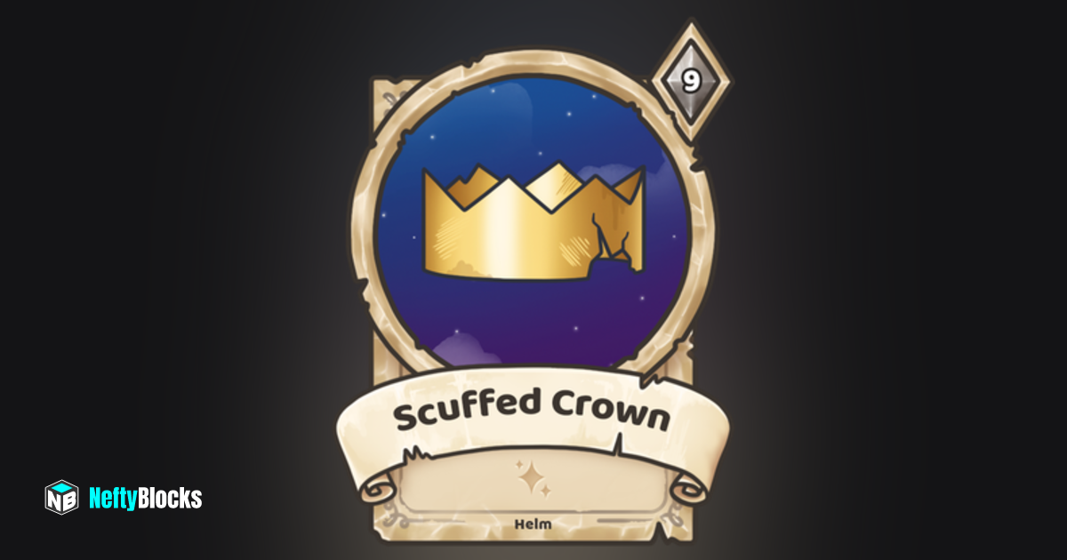 Scuffed Crown #188 | NeftyBlocks | The #1 Trade to Earn NFT Marketplace ...