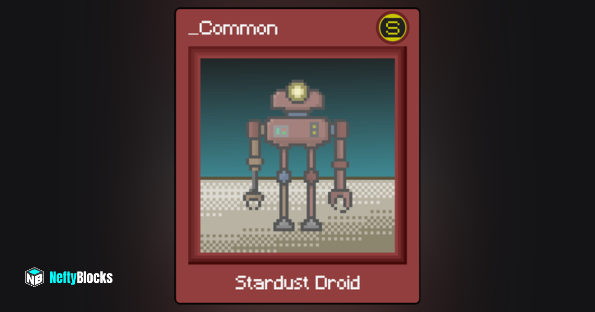 Stardust Droid #29 | NeftyBlocks | The #1 Trade to Earn NFT Marketplace ...