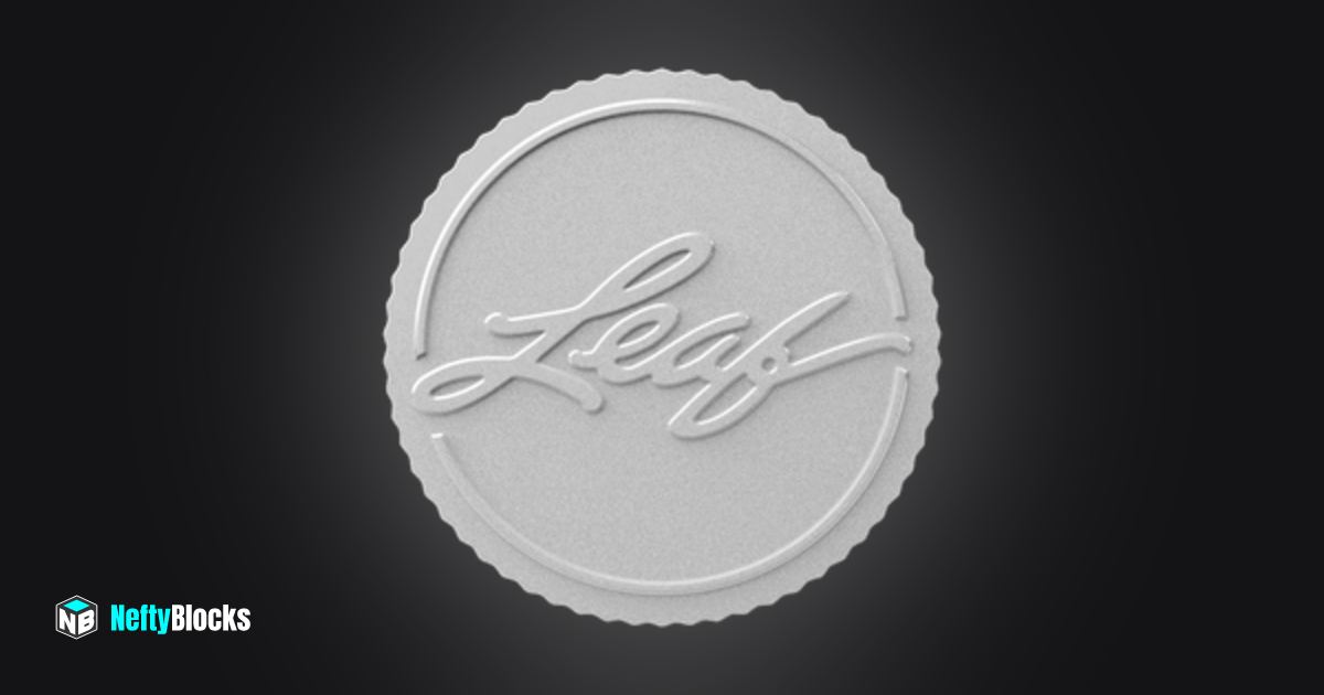 Vinyl Coin #347 | NeftyBlocks | The #1 Trade to Earn NFT Marketplace on WAX