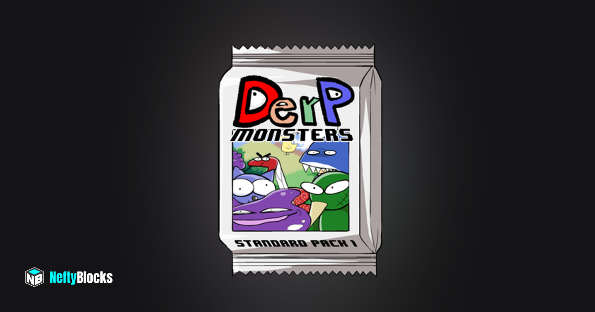 Derp Monster Pack I #159 | NeftyBlocks | The #1 Trade to Earn NFT Marketplace on WAX