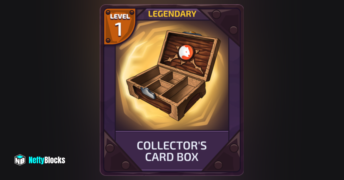 Collector's Card Box - Legendary Level 1 | NeftyBlocks | The #1 Trade ...