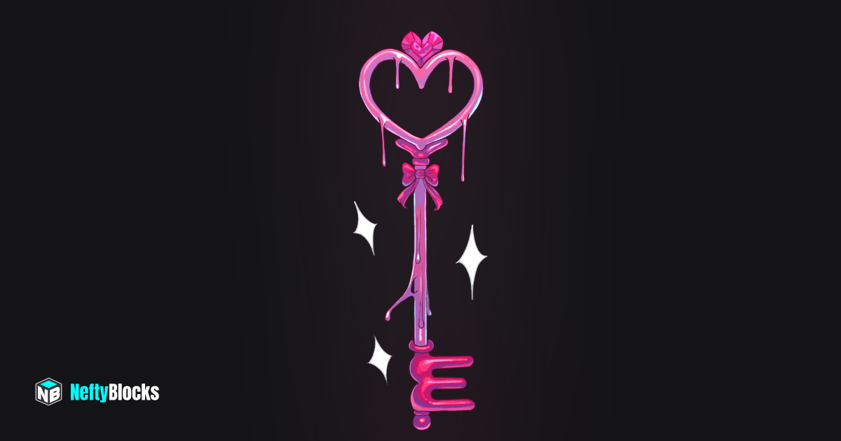 Pink Dungeon Key #212 | NeftyBlocks | The #1 Trade to Earn NFT ...