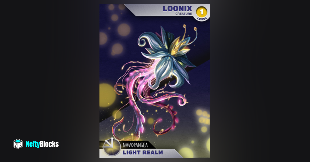 Loonix #125 | NeftyBlocks | The #1 Trade to Earn NFT Marketplace on WAX
