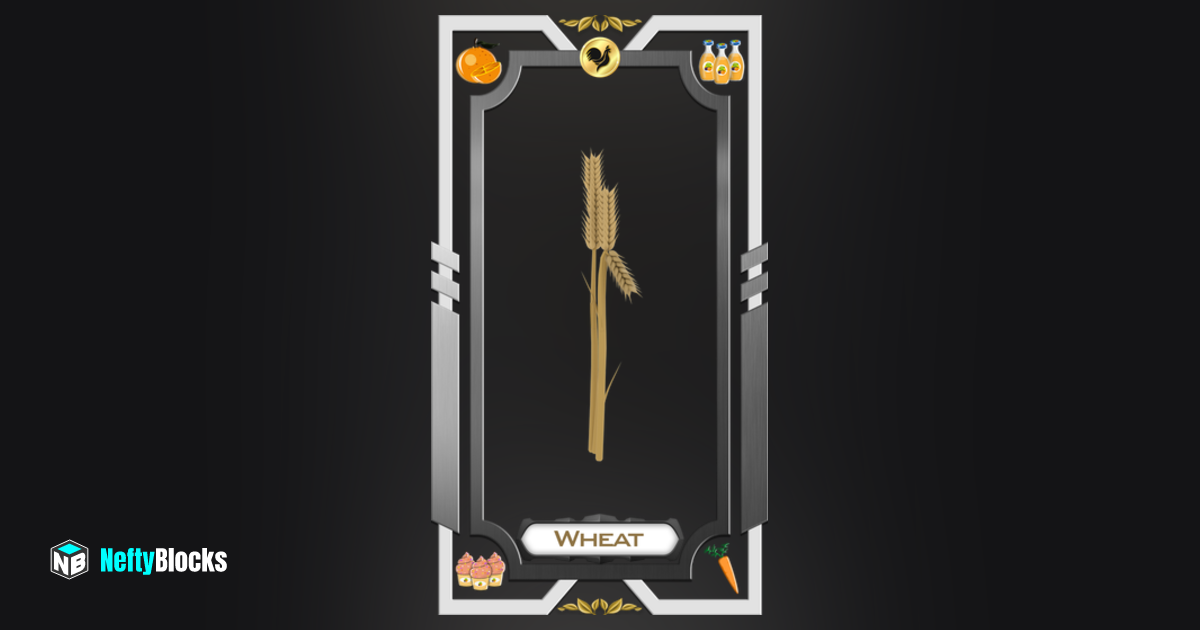 Wheat Resource Pack #1221 | NeftyBlocks | The #1 Trade to Earn NFT ...