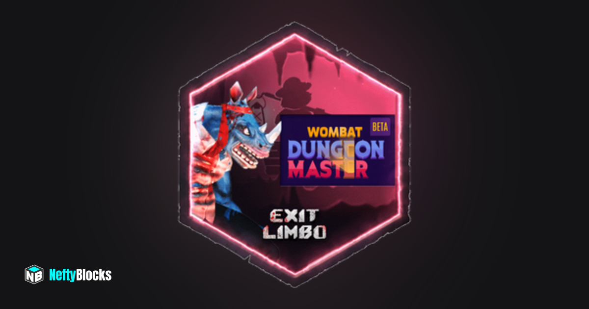 Wombat Dungeon Master Badge #136 | NeftyBlocks | The #1 Trade to Earn ...