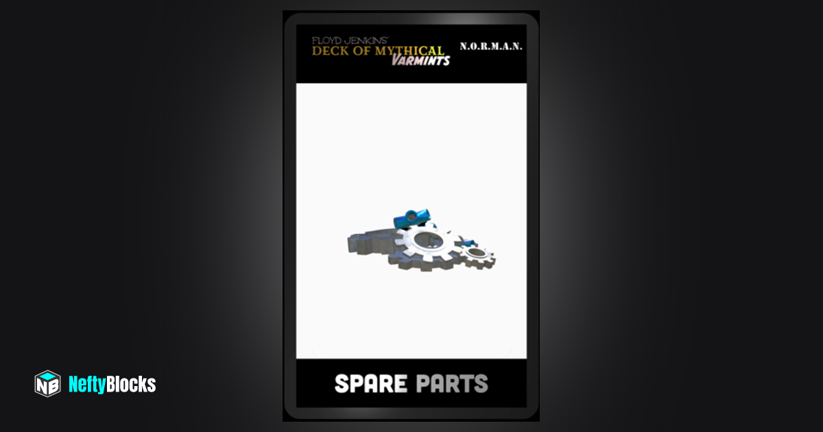N.O.R.M.A.N. - Spare Parts #2622 | NeftyBlocks | The #1 Trade to Earn ...