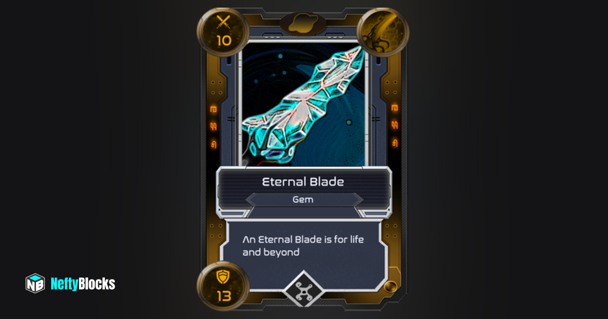 Eternal Blade #114 | NeftyBlocks | The #1 Trade to Earn NFT Marketplace ...