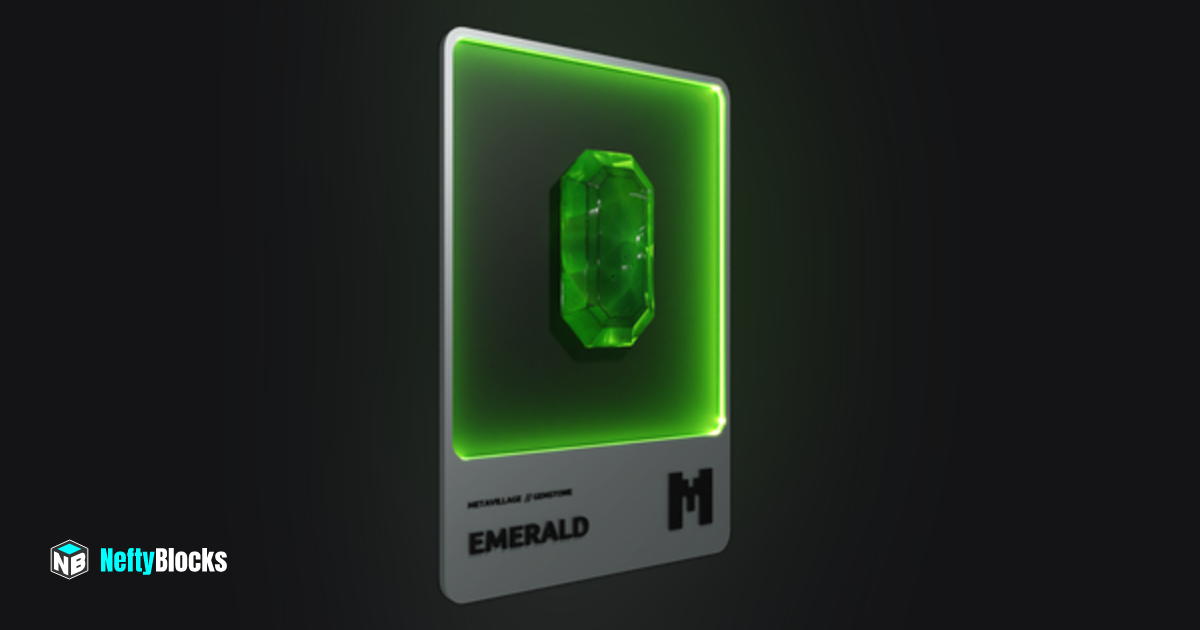 Emerald | NeftyBlocks | The #1 Trade to Earn NFT Marketplace on WAX