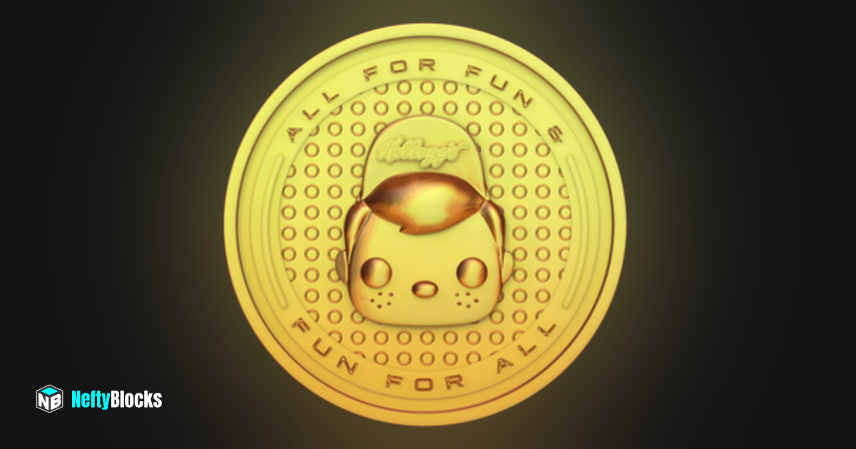 Tony the Tiger Jr. Grail Redemption Token #733 | NeftyBlocks | The #1 ...