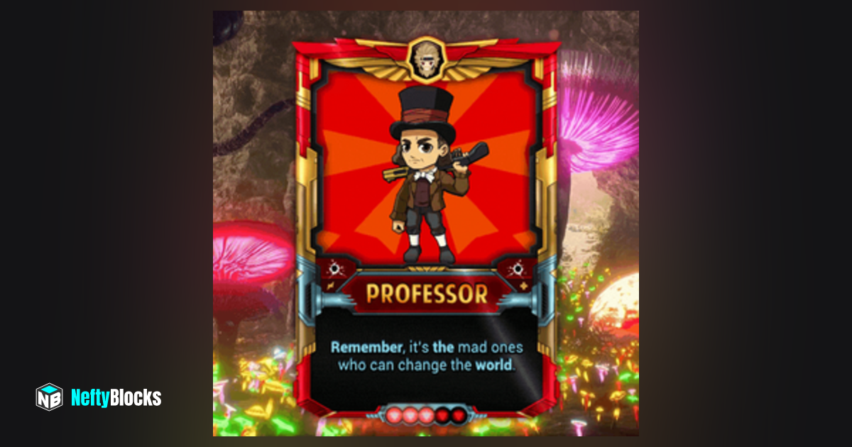 Professor | Epic | NeftyBlocks | The #1 Trade to Earn NFT Marketplace on WAX