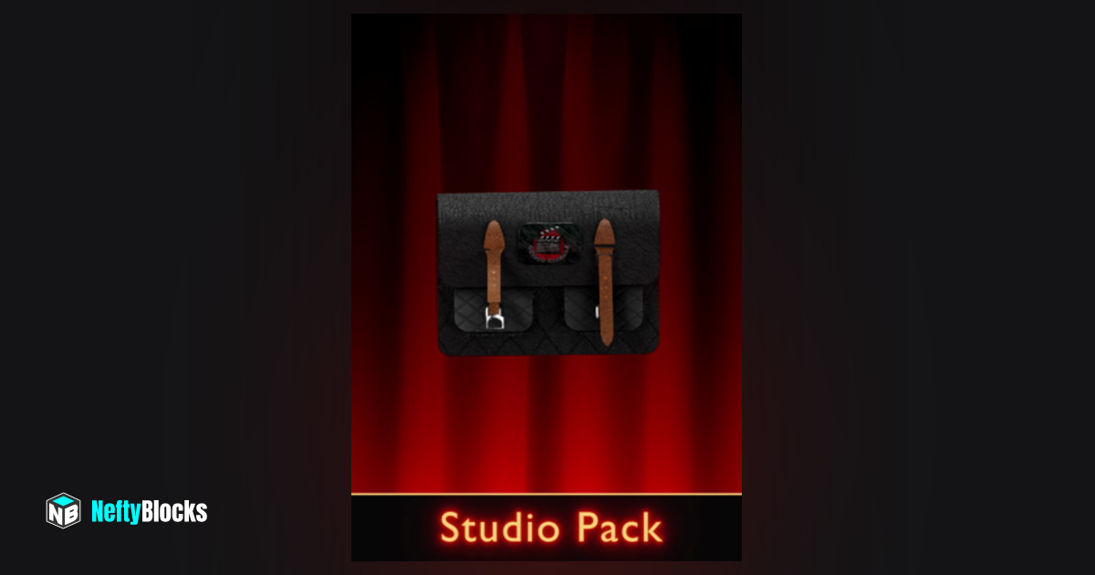 Studio Pack #132 | NeftyBlocks | The #1 Trade to Earn NFT Marketplace ...