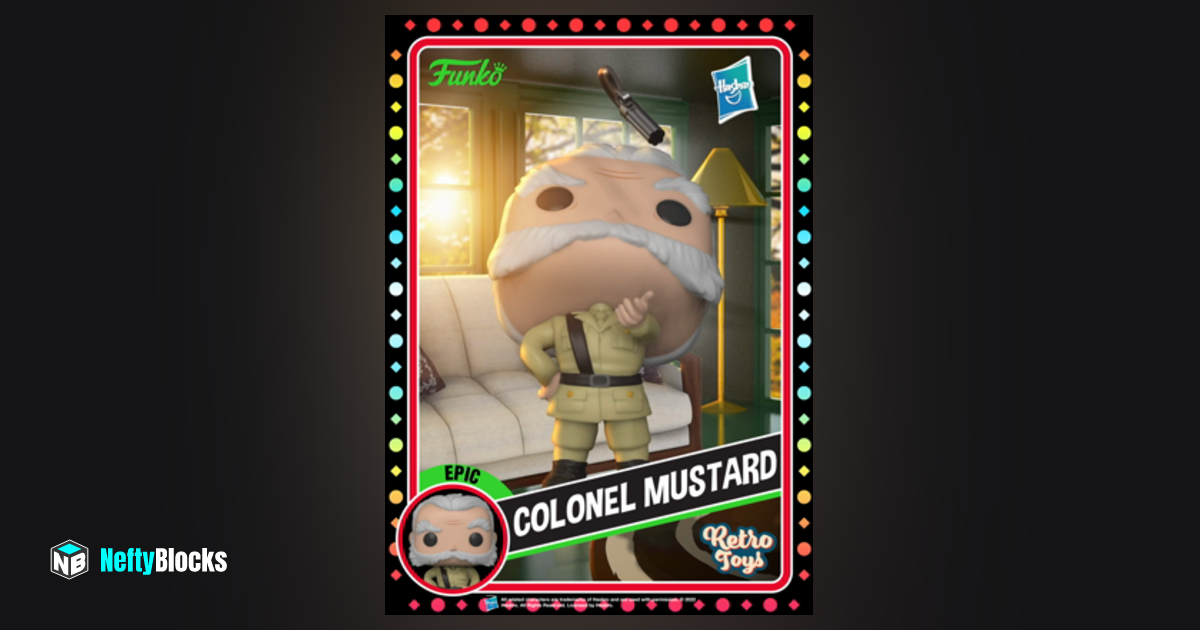 Colonel Mustard #1980 | NeftyBlocks | The #1 Trade to Earn NFT ...
