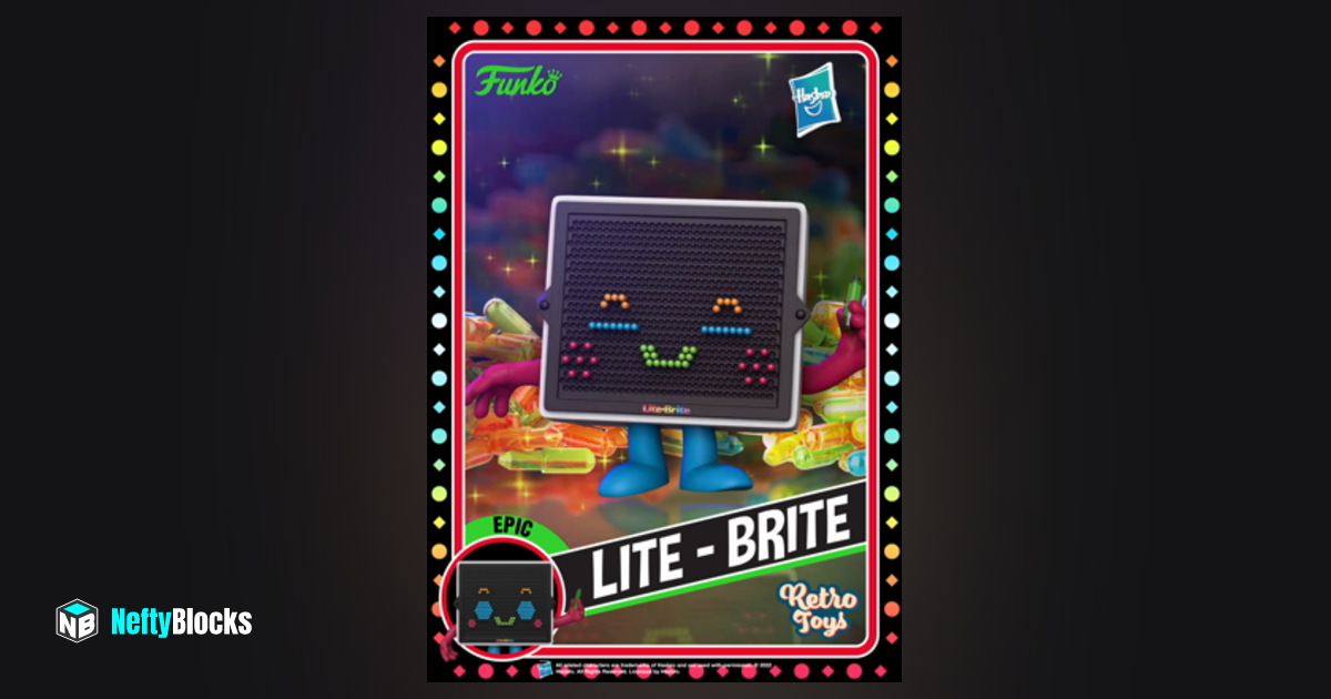 Lite-Brite #384 | NeftyBlocks | The #1 Trade to Earn NFT Marketplace on WAX