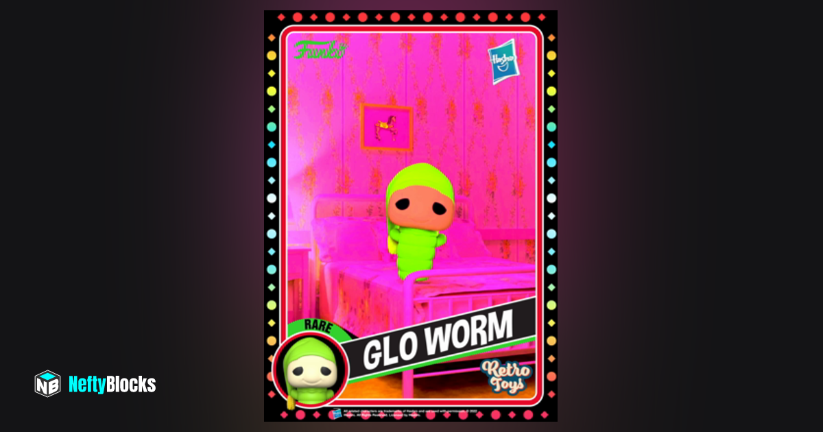 Glo Worm #2550 | NeftyBlocks | The #1 Trade to Earn NFT Marketplace on WAX