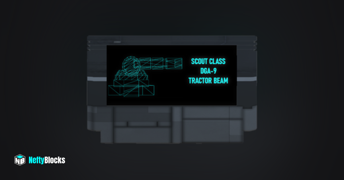 DGA-9 Tractor Beam Schematic | NeftyBlocks | The #1 Trade to Earn NFT ...