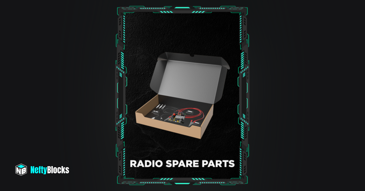 Radio Spare Parts #190 | NeftyBlocks | The #1 Trade to Earn NFT ...