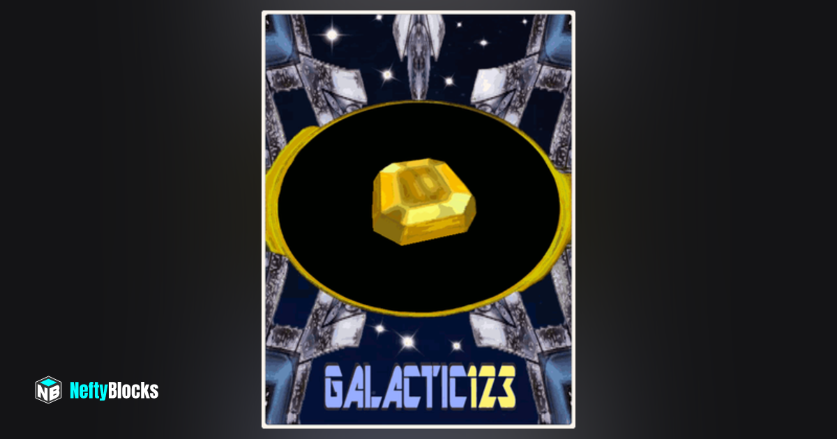 Topaz #11080 | NeftyBlocks | The #1 Trade to Earn NFT Marketplace on WAX