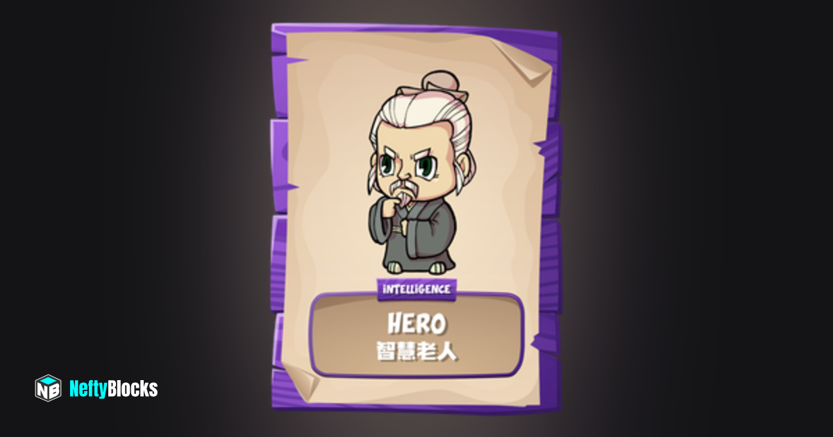 Epic Intelligence Hero / 智慧老人 | NeftyBlocks | The #1 Trade to Earn NFT ...