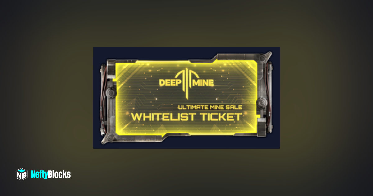 DM Second Drop WL Ticket #419 | NeftyBlocks | The #1 Trade to Earn NFT ...