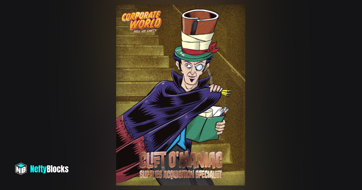 Clift O'Maniac - Limited #5 | NeftyBlocks | The #1 Trade to Earn NFT ...