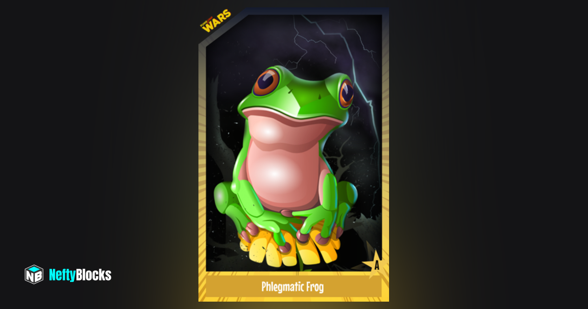 Phlegmatic Frog | NeftyBlocks | The #1 Trade to Earn NFT Marketplace on WAX