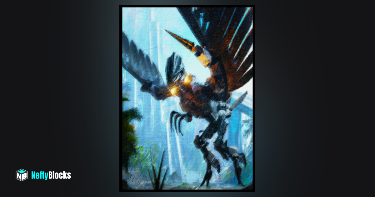 Cyborg Raptor #1 | NeftyBlocks | The #1 Trade to Earn NFT Marketplace ...