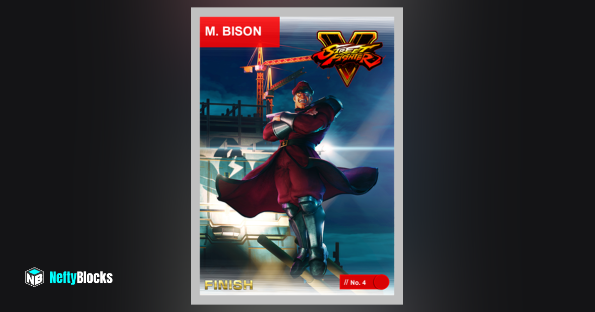 M. Bison (Pwr: 1) #2258 | NeftyBlocks | The #1 Trade to Earn NFT ...