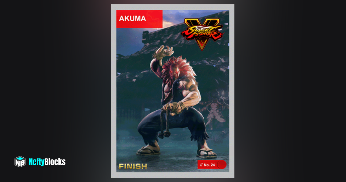 Akuma (Pwr: 1) | NeftyBlocks | The #1 Trade to Earn NFT Marketplace on WAX