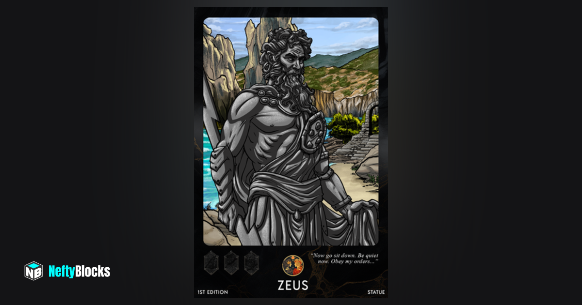 Zeus #11 | NeftyBlocks | The #1 Trade to Earn NFT Marketplace on WAX