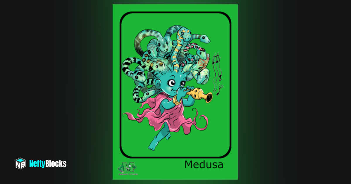 Medusa #399 | NeftyBlocks | The #1 Trade to Earn NFT Marketplace on WAX