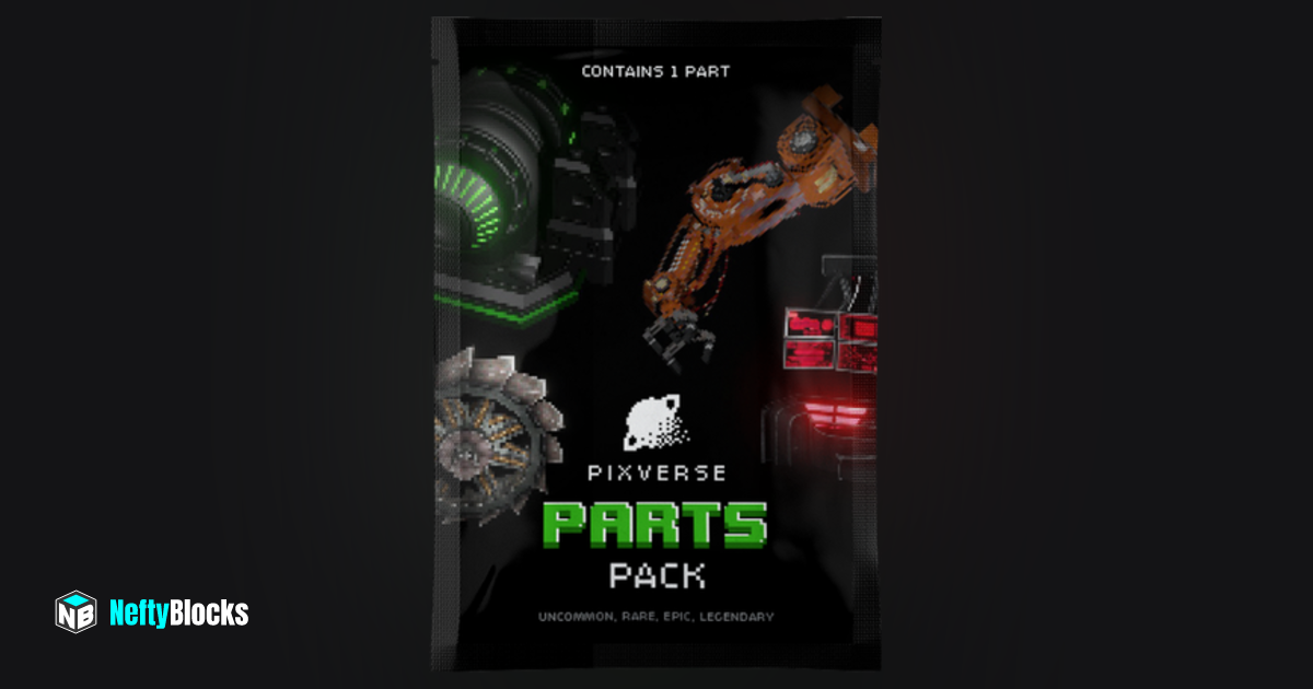 Parts Pack #10 | NeftyBlocks | The #1 Trade to Earn NFT Marketplace on WAX