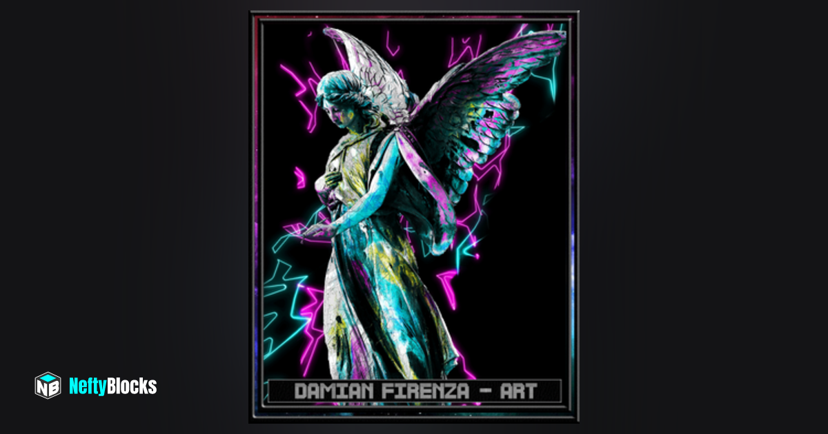 Original Card NFT - Angel 5 - By Damian Firenza #6 | NeftyBlocks | The ...