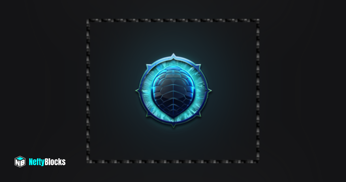 Nanotopian Turtle Totem Badge #104 | NeftyBlocks | The #1 Trade to Earn ...