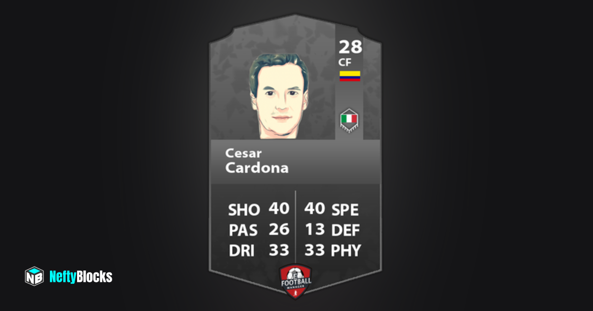 Cesar Cardona #262 | NeftyBlocks | The #1 Trade to Earn NFT Marketplace ...