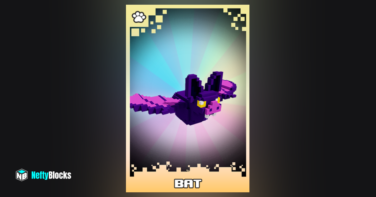 Bat | NeftyBlocks | The #1 Trade to Earn NFT Marketplace on WAX