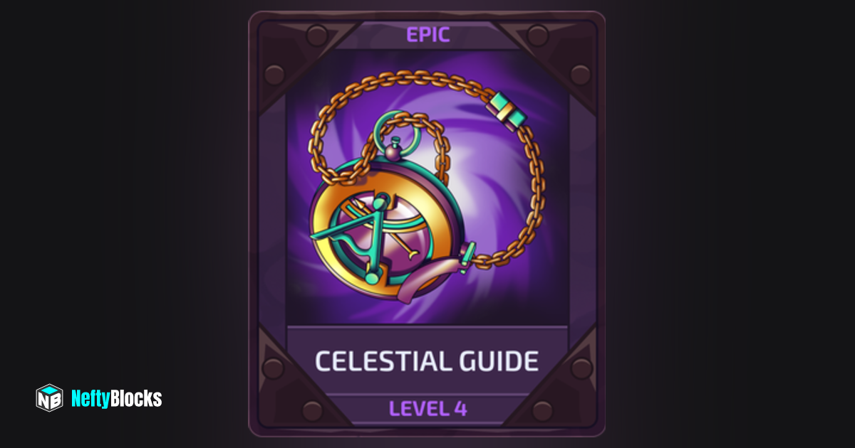Celestial Guide – Level 4 #83 | NeftyBlocks | The #1 Trade to Earn NFT Marketplace on WAX